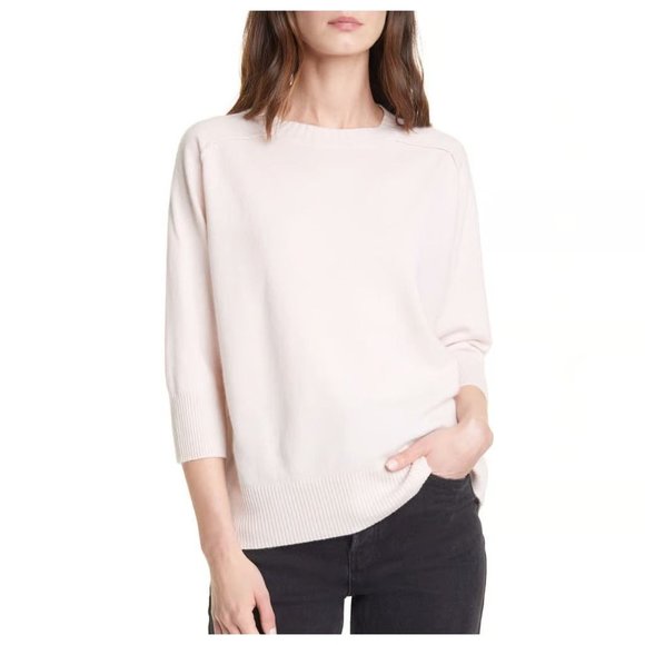 Allude | Sweaters | 35 New Allude Blush Pink Saddle Shoulder Cashmere ...
